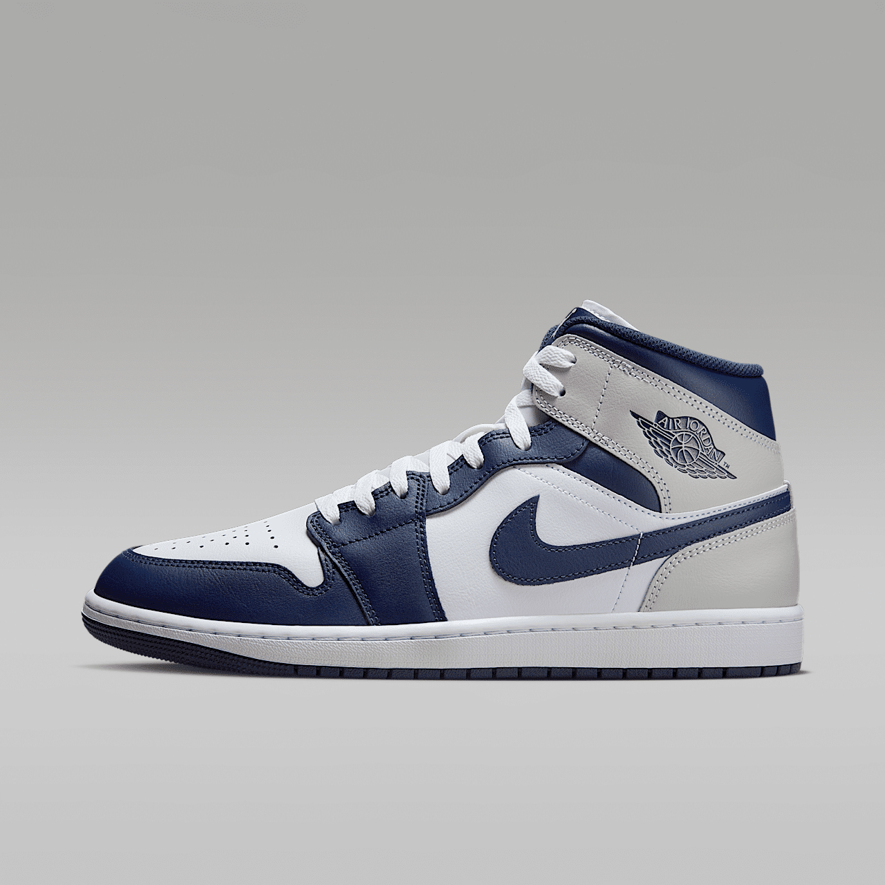 Air Jordan 1 Mid Neutral Grey Midnight Navy DQ8426-146 | More Sneakers