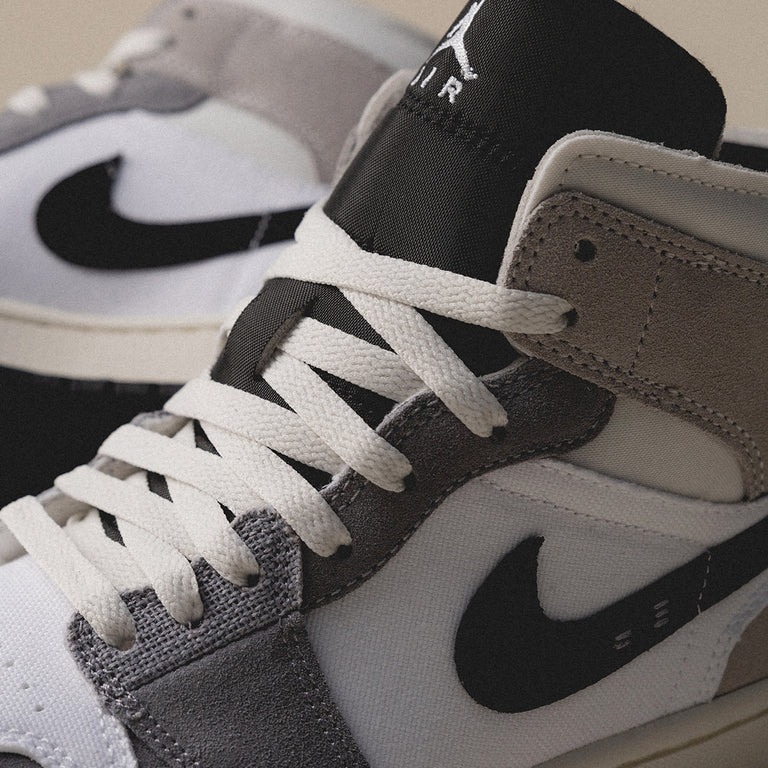Jordan Retro VGUC Nike Air Jordan 1 Mid SE Craft Black/Light Graphite ...