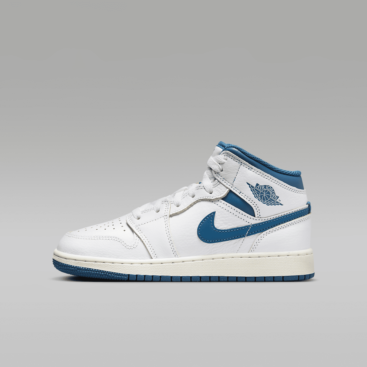 Air Jordan 1 Mid SE GS Industrial Blue FN7432-141 | More Sneakers