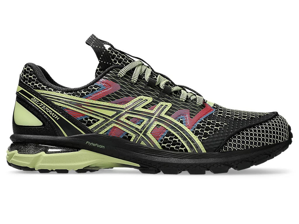 Asics US4-S Gel-Terrain Black Neon Lime 1203A394-001 | More Sneakers