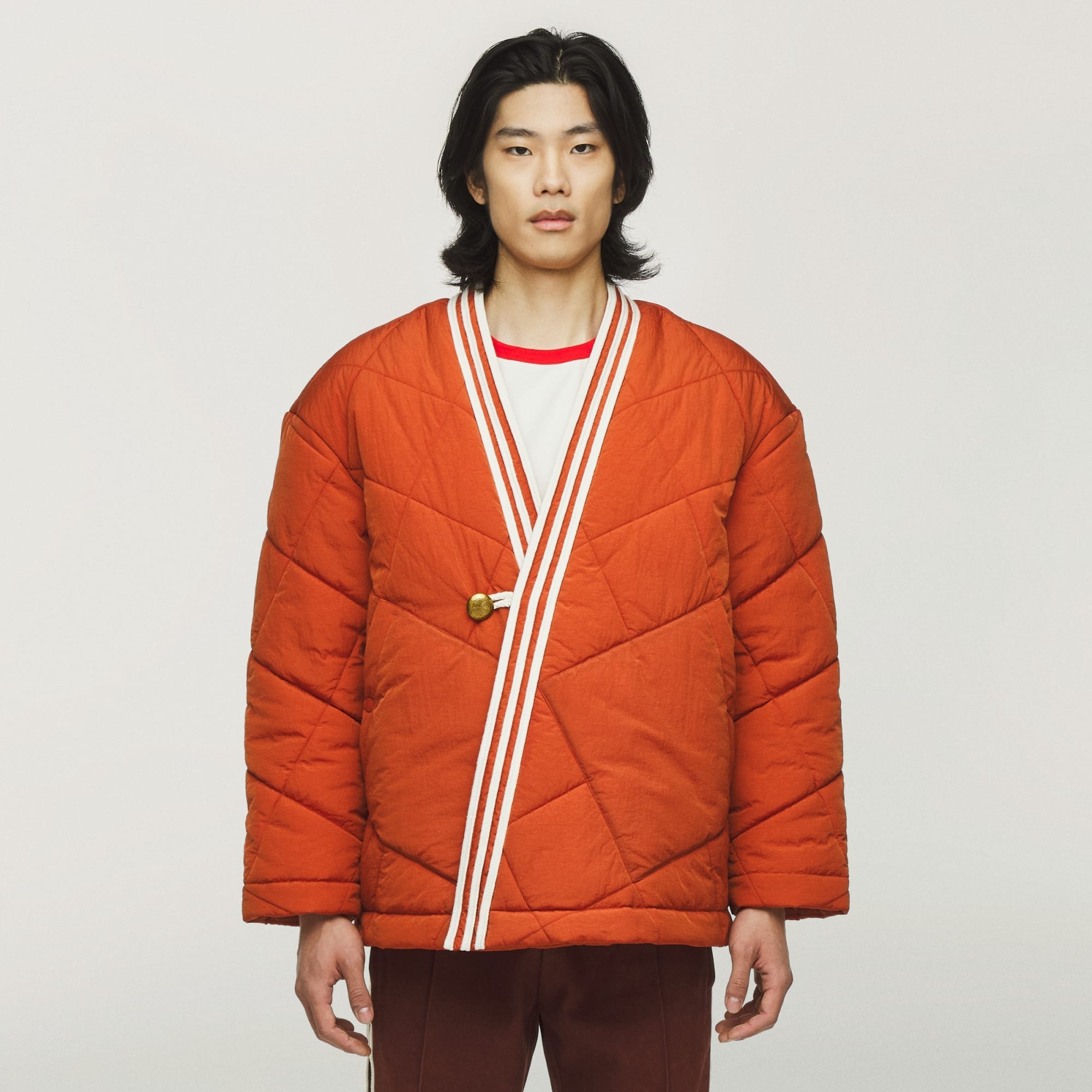 CLOT By Edison Chen x adidas Originals Wrap Jacket Vermillion KD4030 ...