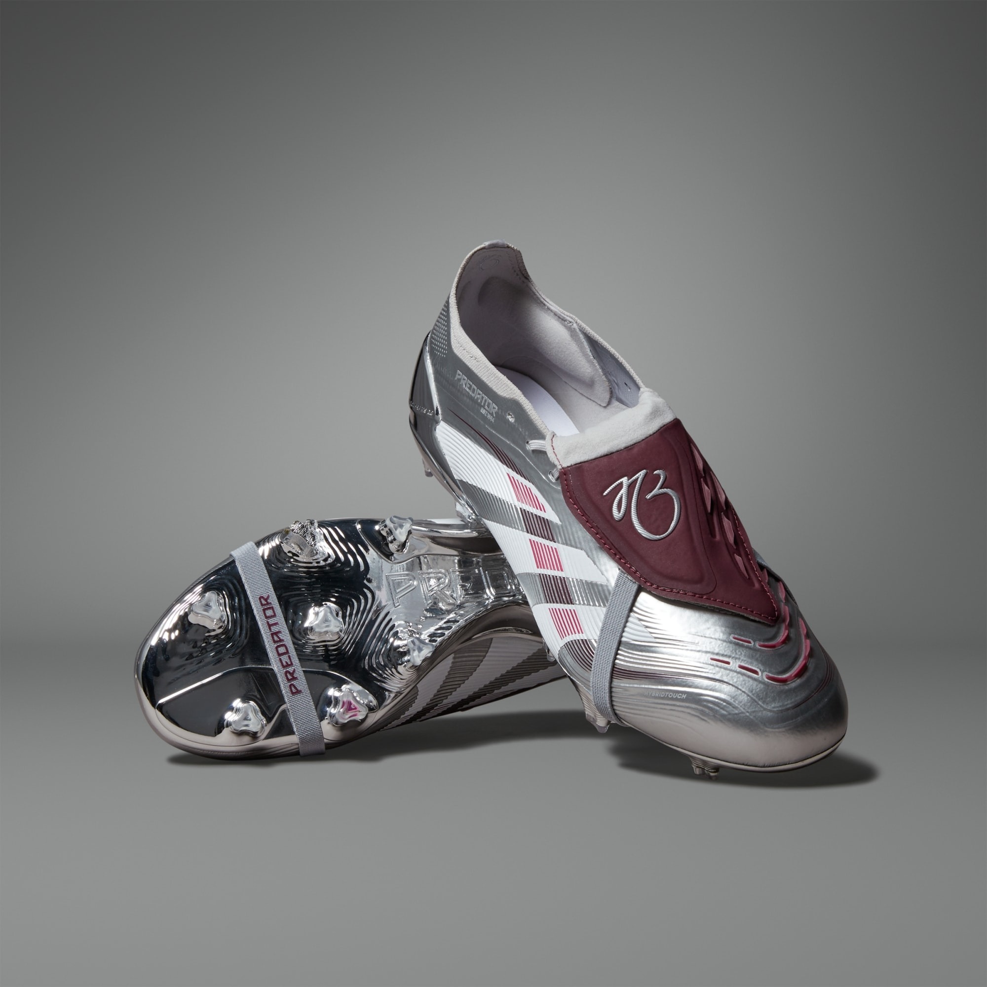 Jude Bellingham x adidas Predator Elite JB Cleats Silver Metallic ...