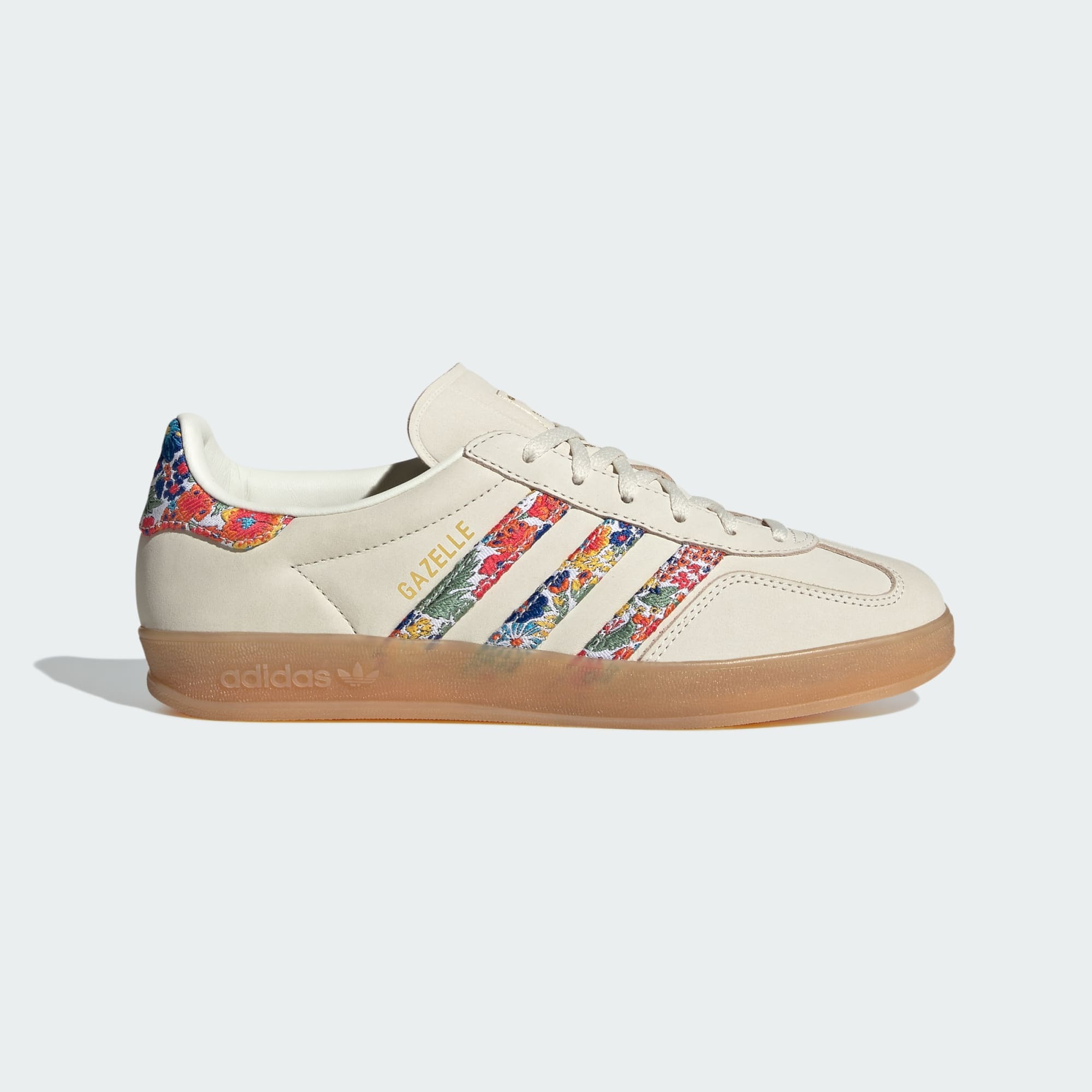 Liberty London x Womens adidas Originals Gazelle Indoor Floral Stripes ...