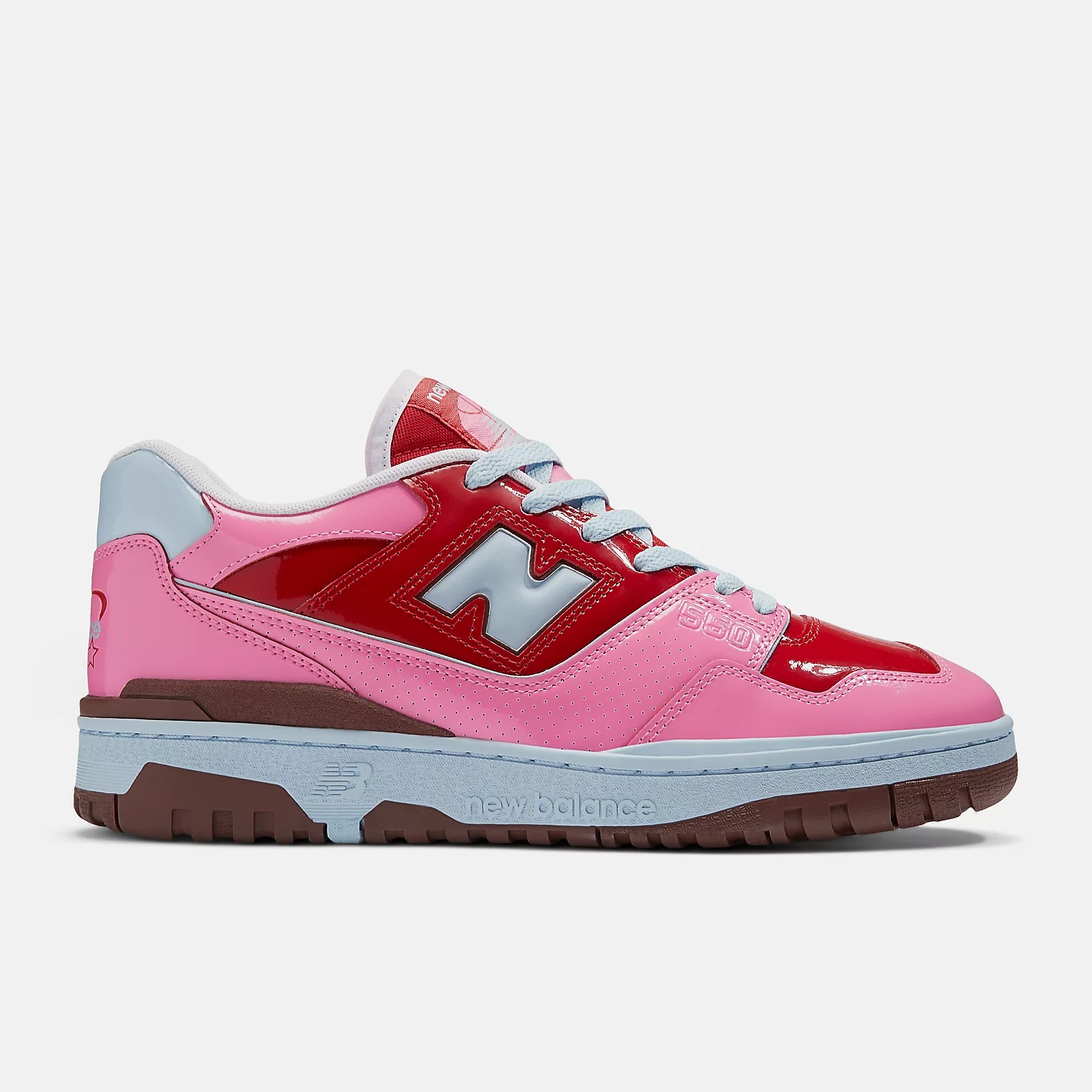 New Balance 550 Y2K Patent Leather Pack Red Pink BB550YKC | More Sneakers