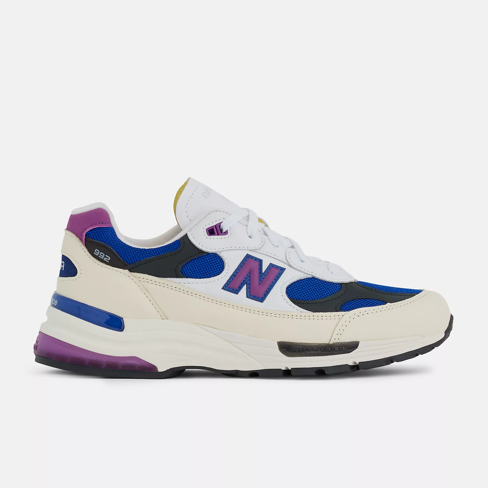 New Balance 992 Made in USA White Team Royal Purple Fuschia U99278L ...