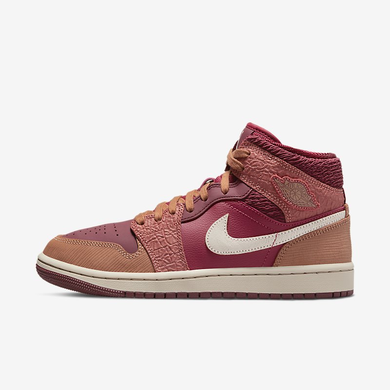 Womens Air Jordan 1 Mid Africa DV3476-600 | More Sneakers
