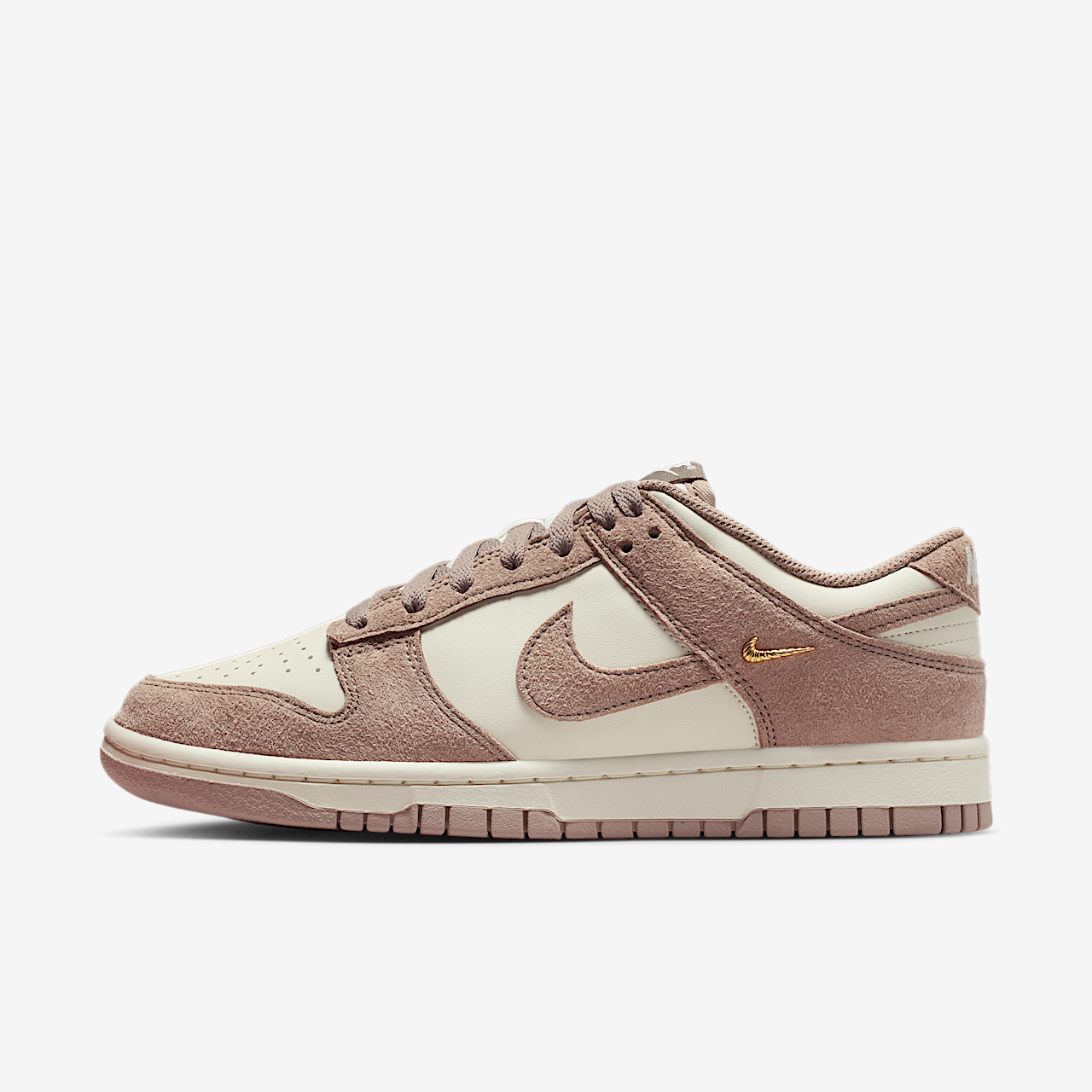 Womens Nike Dunk Low Mini Swoosh Sail Malt IB4417-105 | More Sneakers