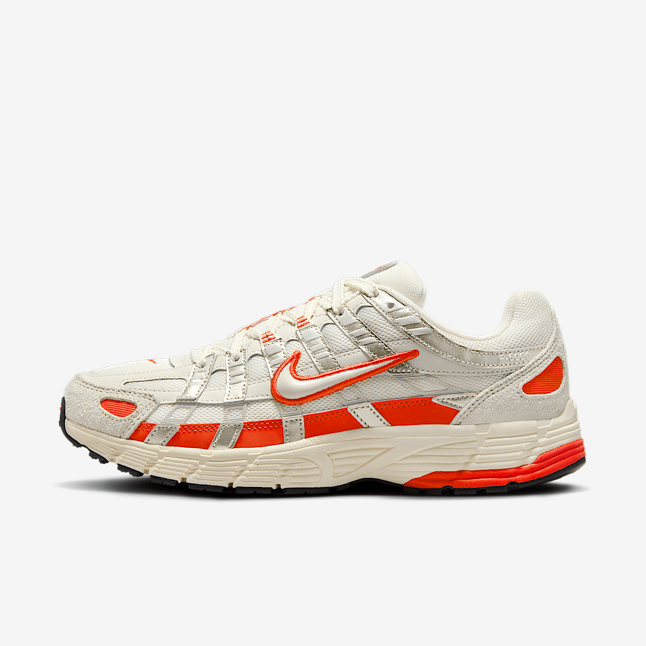 Womens Nike P-6000 Sail Picante Red HV5230-133 | More Sneakers