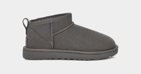 Womens UGG Classic Ultra Mini Grey 1116109-GREY | More Sneakers